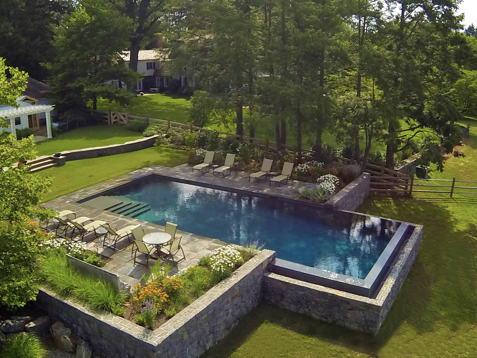 Six Stunning Swimming Pools Designs - Wallace Landscape Associates